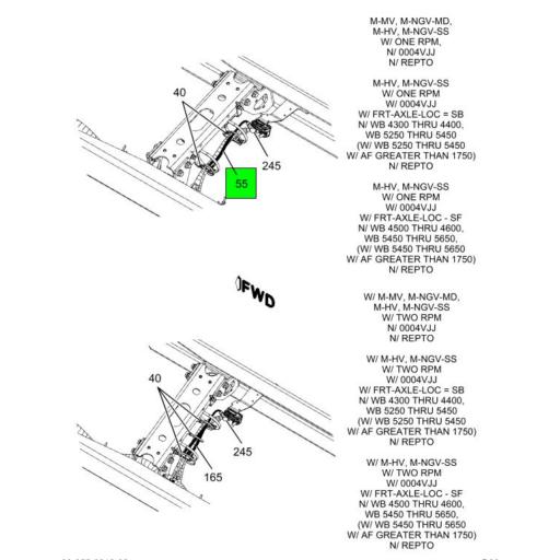 4036880C91 Navistar International | Chassis Wiring Harness Center ...