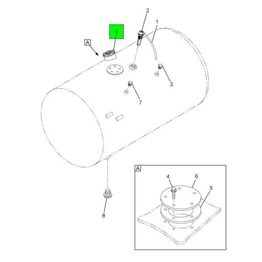 3559312C1 Navistar International | Fuel Tank Filler Cap Non-Locking ...