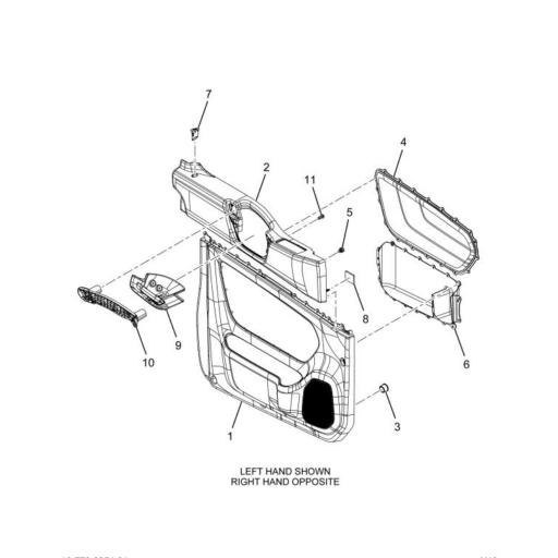 3765596C93 Navistar International | PANEL DOOR ASSEMBLY LEVEL 2 LEFT ...