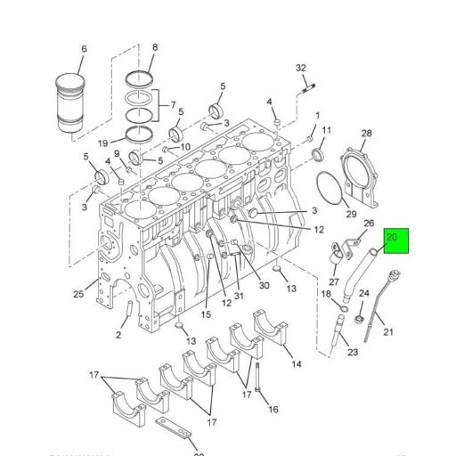 1823743C1 Navistar International | Oil Filler Tube | Source One Parts ...