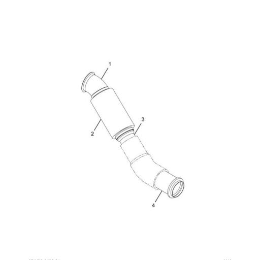 4035801C4 Navistar International | Welded Turbocharger Pipe Assembly ...