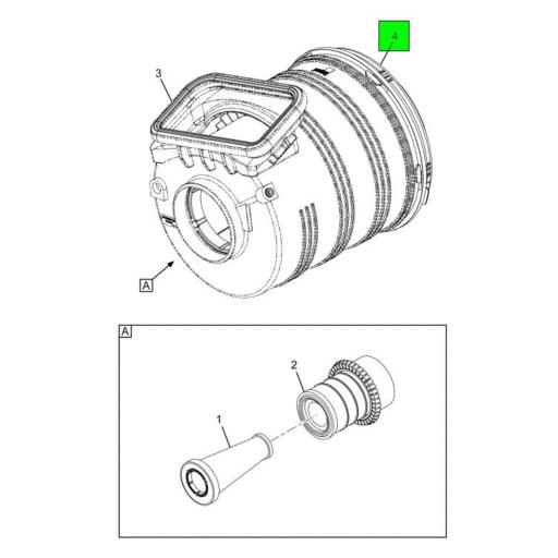 3546422C1 Navistar International | Air Cleaner Cover | Source One Parts ...