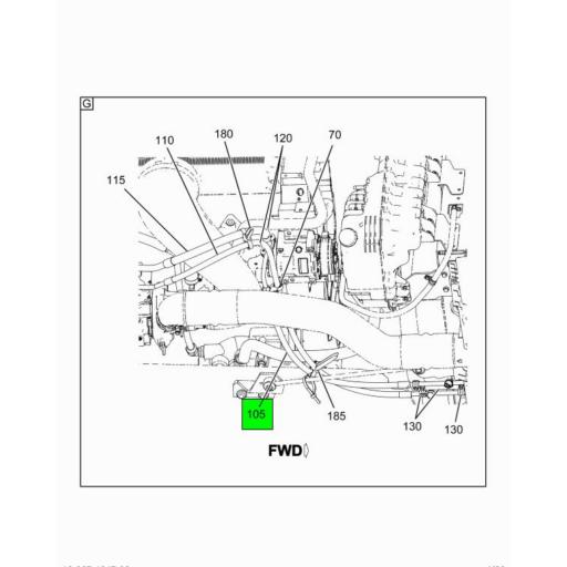 4094775C93 Navistar International | Air Conditioning Hose Compressor to ...