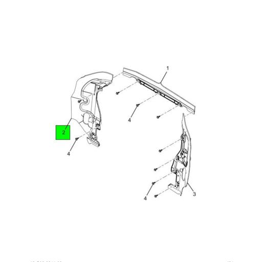 2522463C91 Navistar International | DRIVER SIDE RECIRCULATION SEAL ...