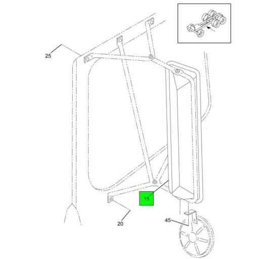 1619789C91 Navistar International | MIRROR RETRACTABLE STAINLESS STEEL ...