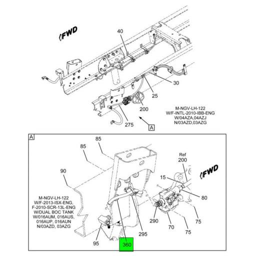 3995124C1 Navistar International | Front Axle Tube Housing 1/2 in Right ...