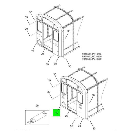 2212004C3 Navistar International | Panel Rear Outer Bus Body Left ...