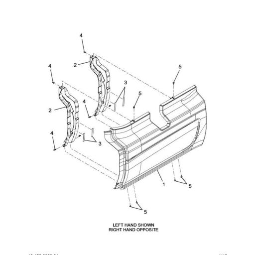 3759384C5 Navistar International | Panel Left Rear 56-Inch Sleeper ...