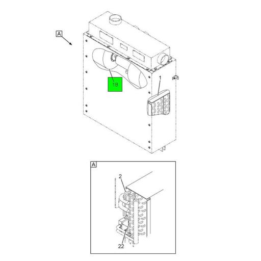 2599673C1 Navistar International | Blower Motor Assembly 12 Volt 3 ...