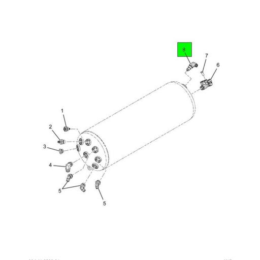 6131509C1 Navistar International | Check Valve Elbow 90 M22 x 3 ...