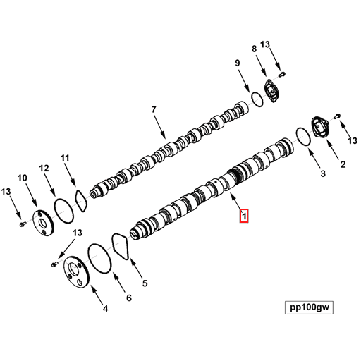 4101476 Cummins | Camshaft | Source One Parts Center