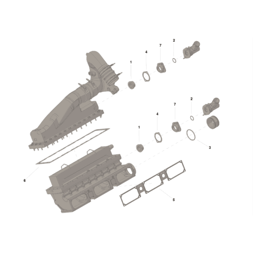 4956055 | Cummins® | Quadrant Aftercooler Gasket Set | Source One Parts ...