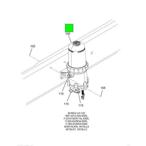3990080C91 Navistar International | Racor Fuel Filter 10-Micron ...
