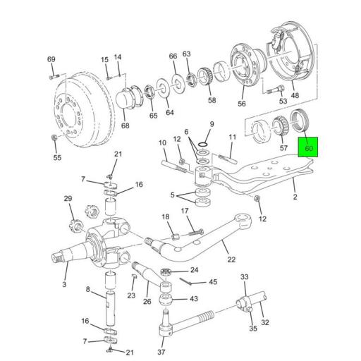 3528090C1 Navistar International | Front Wheel Bearing Oil Seal ...
