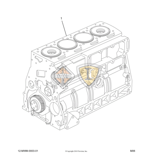 2591130C91 Navistar International | Short Block MWM Engine | Source One ...