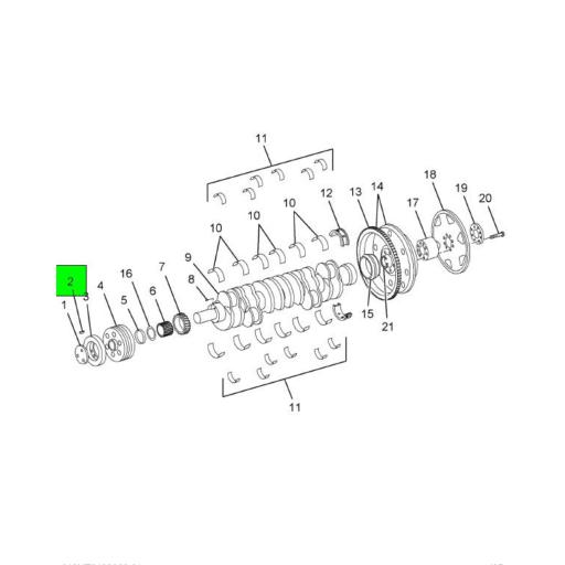691044C1 Navistar International | Vibration Damper Key - 5 Pack ...
