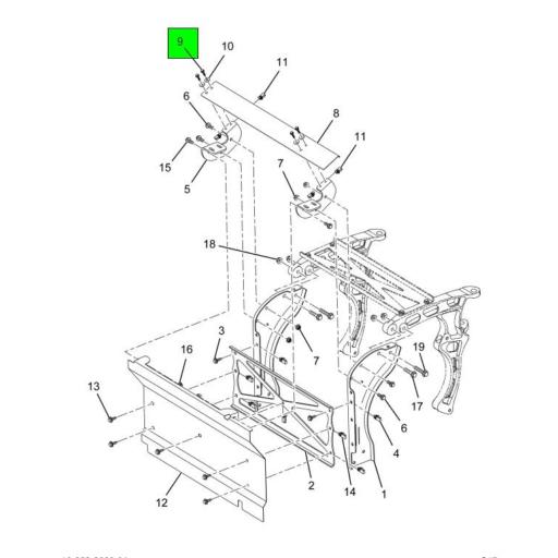 3607293C1 Navistar International | Bolt TMS-4518 M6 x 25 - 12 Pack ...