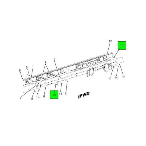 3691089C1 Navistar International | Huck Bolt Spin 5/8-20 - 4 Pack ...
