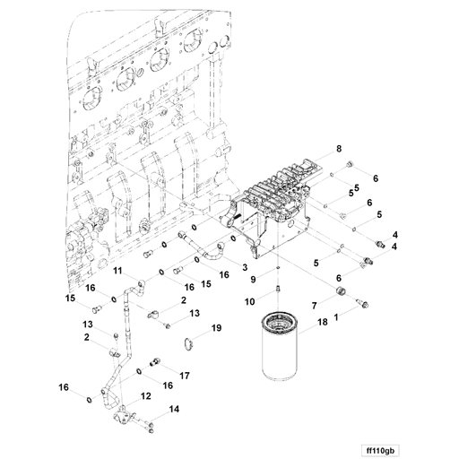 3688853 Cummins | Fuel Filter Head | Source One Parts Center