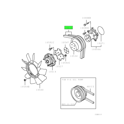 MH014385 Mitsubishi FUSO | Alternator and Others Belt | Source One ...