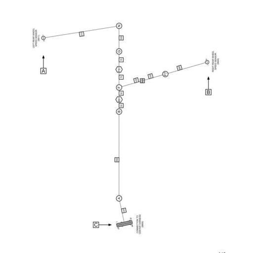 3571025F91 Navistar International | HARNESS WABCO HYDRAULIC ANTILOCK ...