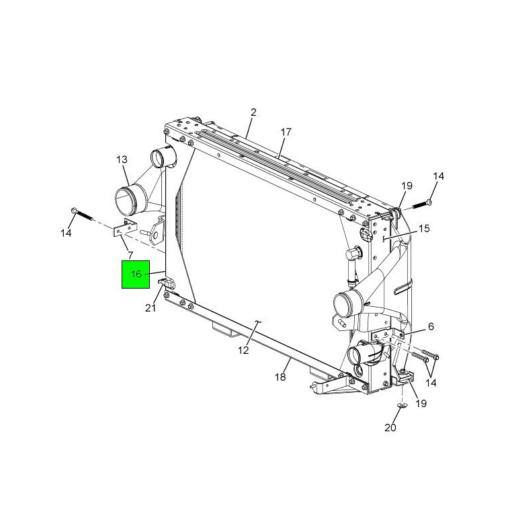 2507460C91 Navistar International | Kit Radiator Support | Source One ...