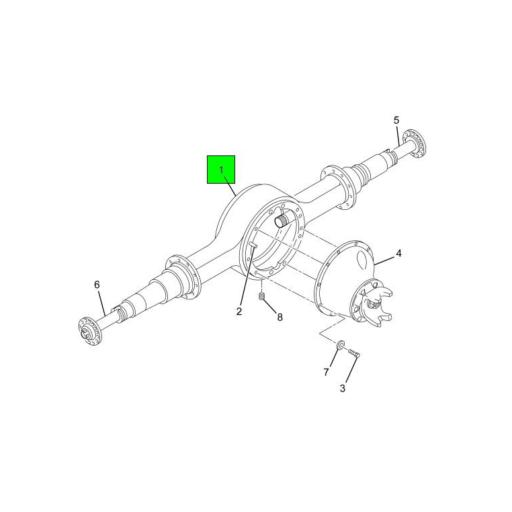 2502006C1 Navistar International | HOUSING REAR REAR AXLE | Source One ...