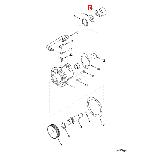 208483 Cummins | Spline Coupling Hub | Source One Parts Center