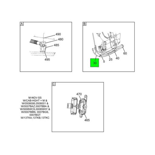 3619587C91 Navistar International | Battery Cable Assembly Clean Power ...