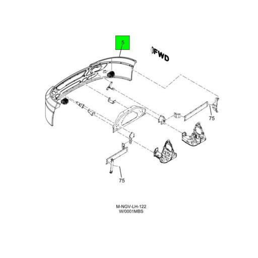 3772793C91 Navistar International | Front Bumper Assembly MIC with ...