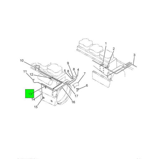 365215C1 Navistar International | Rubber Cushioned Clamp 3/4 in x 1/2 ...