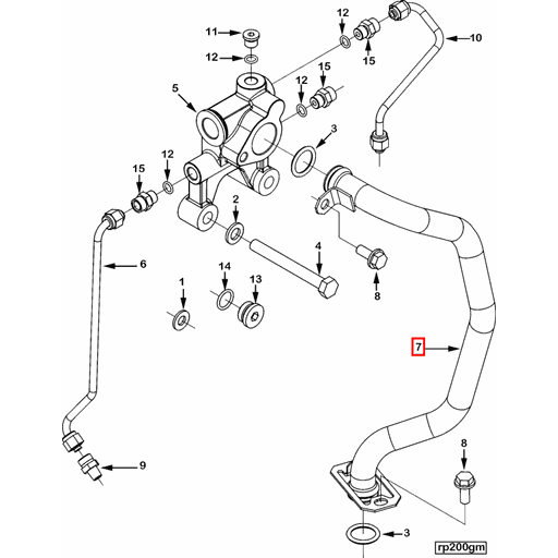 2882680 Cummins | Water Outlet Tube | Source One Parts Center