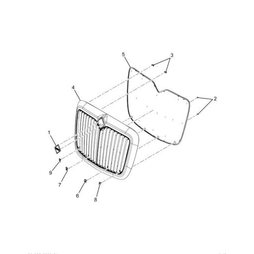 4134833C93 Navistar International | Grille Assembly Shadow Gray ...