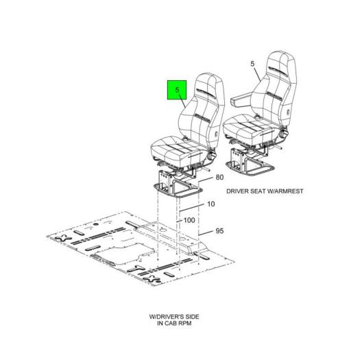 3667187C92 Navistar International | Driver Seat High Air Suspension ...