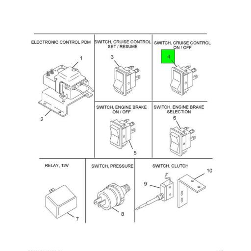 1661244C2 Navistar International | Cruise Control Switch On/Off ...