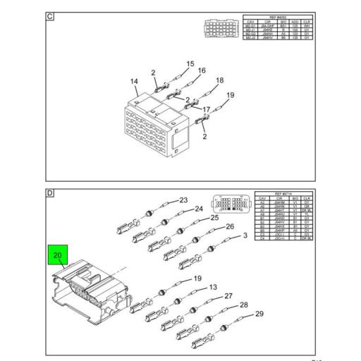 3535306C2 Navistar International | 38-Way Female GT Series Lever-Lock ...