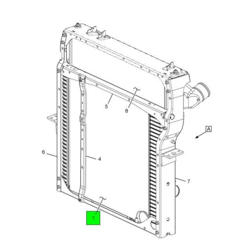 2601807C91 Navistar International | Radiator Assembly Without Oil ...