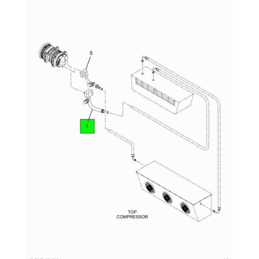 4217839C91 Navistar International | AC Fitting Bus Body Top 12-Crimp ...