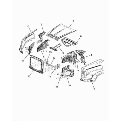 4132206C92 Navistar International | Front Hood As-Purchased HX-620 with ...