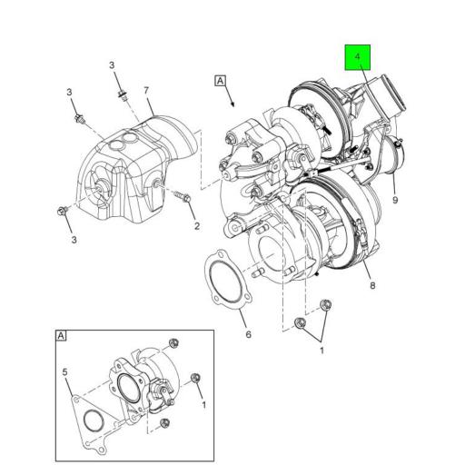 2512354C91 Navistar International | Remanufactured Turbocharger Kit ...