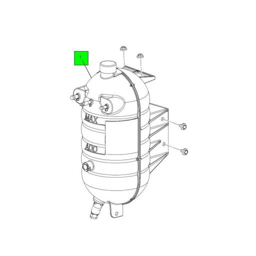 2587114C91 Navistar International | Radiator Surge Tank | Source One ...