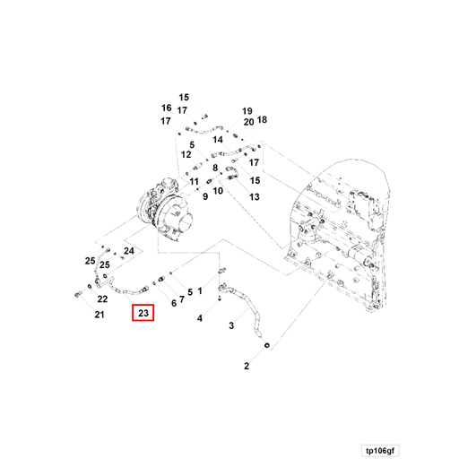 2891938 Cummins | Tur Coolant Supply Tube | Source One Parts Center