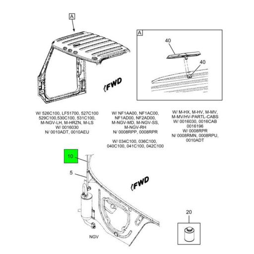 3580992C1 Navistar International | Antenna Mast 785 mm Long | Source ...