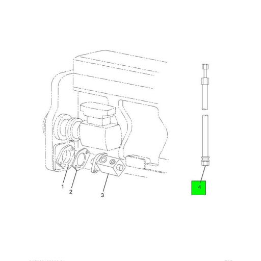 1686917C1 Navistar International | High-Pressure Power Steering Hose ...
