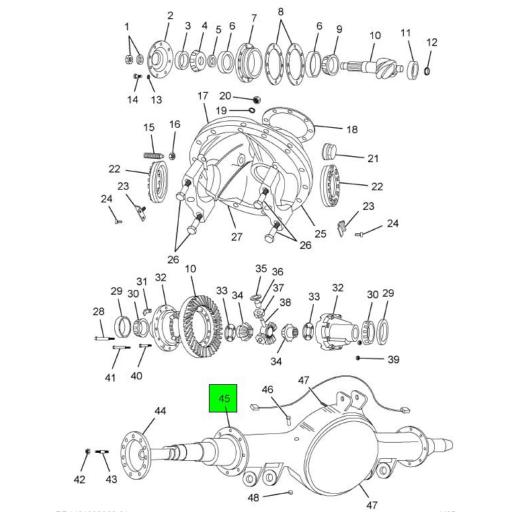 67678R1 Navistar International | Rear Inner Spindle Nut | Source One ...