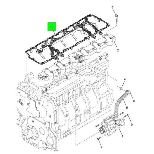 1882222C92 Navistar International | Valve Cover Gasket Assembly ...