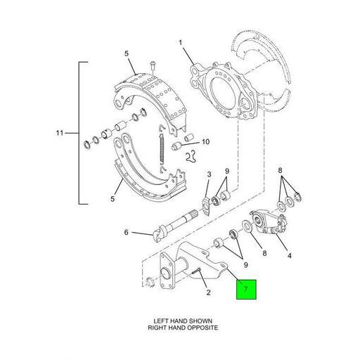 2520682C1 Navistar International | Camshaft Support Bracket | Source ...