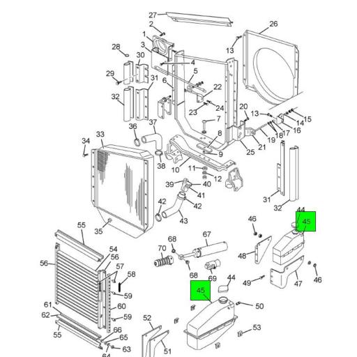 1661919C5 Navistar International | Coolant Surge Tank | Source One ...
