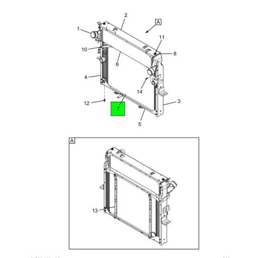 2522406C91 Navistar International | Radiator Assembly with In-Tank Oil ...
