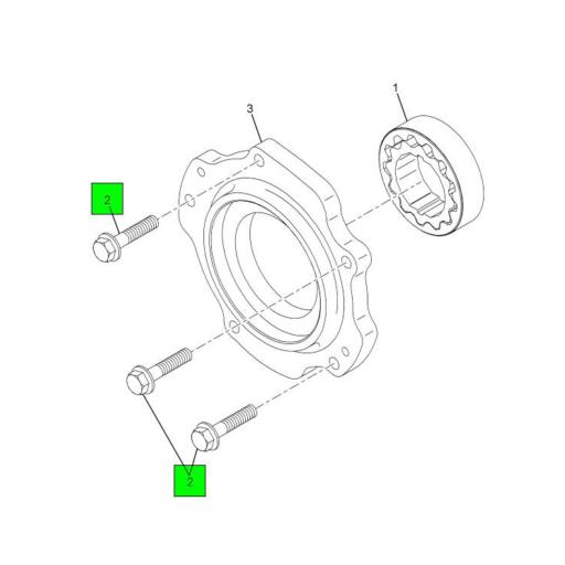 1837398C1 Navistar International | M6 x 25 mm Bolt | Source One Parts ...